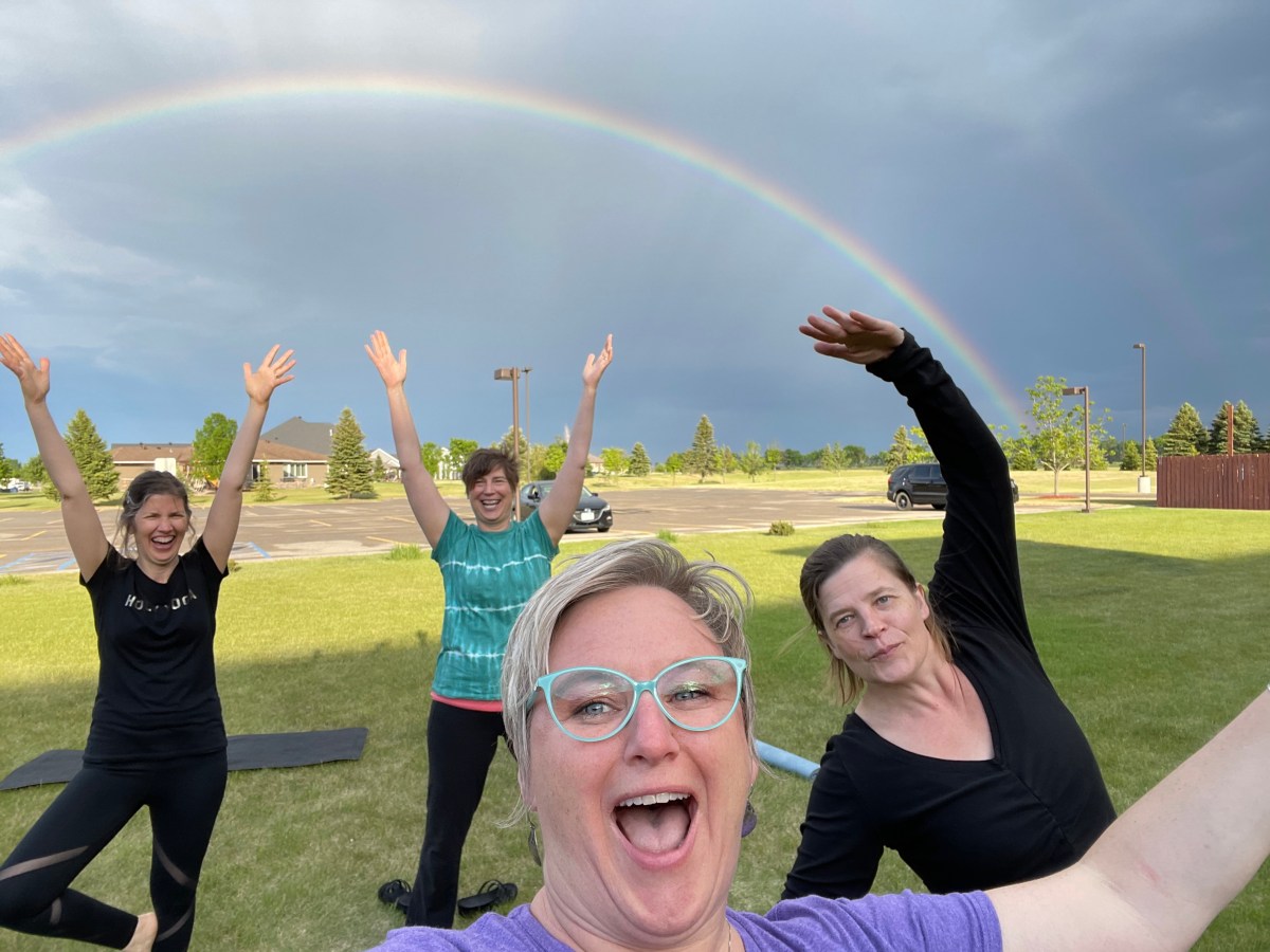 Getting back on the horse (pose) – Sarah Coomber
